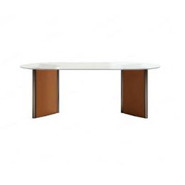 JVmoebel Esstisch Esszimmer Tisch Designer Luxus Tische Holz Modern 200 x 100 Oval (1-St.