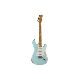 Fender E-Gitarre, '55 Stratocaster MN Surf Green #R130659
