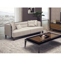 JVmoebel 3-Sitzer Wohnzimmer Modern Weiß Sofa Dreisitzer Couch Designer Polstermöbel