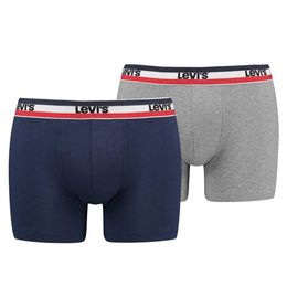 Levi's LEVI'S Boxershorts Herren Gr&ouml;&szlig;e L blau / grau / rot / wei&szlig;