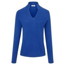 Pullover aus 100% Premium-Kaschmir Modell Vivien Peter Hahn Cashmere blau, 40