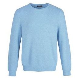 Rundhals-Pullover louis sayn blau, 50