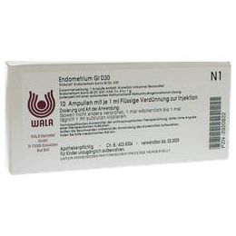 Dr. Hauschka Endometrium GL D 30 Ampullen 10X1 ml