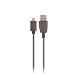 Maxlife USB Ladekabel Typ-C USB-C Fast Charge Schnell Datenkabel 1 Meter 1A Smartphone-Kabel, (100 cm), schwarz