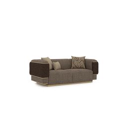 JVmoebel 2-Sitzer Wohnzimmer Sofa Zweisitzer Luxus Einrichtung Polster Textil Design