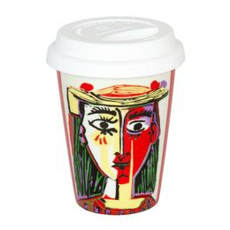 Könitz Könitz Coffee-to-go-Becher Picasso Femme Au Chapeau Mug mit Deckel