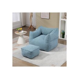 OKWISH Sitzsack Lazy Sofa/Fußhocker