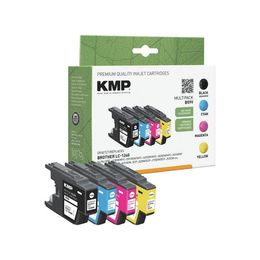 KMP LC1240BK, C, Y, M Tintenpatrone (Set ersetzt Brother LC-1240)
