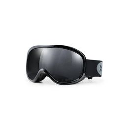 YEAZ Skibrille STEEZE ski- und snowboard-brille schwarz/schwarz