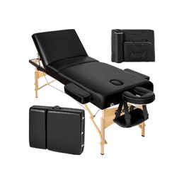 TecTake Massageliege 3 Zonen Massageliege mit 10cm Polsterung und (Set
