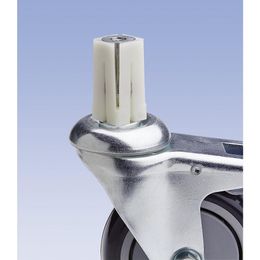 Proroll Expander-Rohrbefestigung, f&uuml;r Vierkantrohr, VE 4 Stk, f&uuml;r Innen-&Oslash; 24 - 27 mm