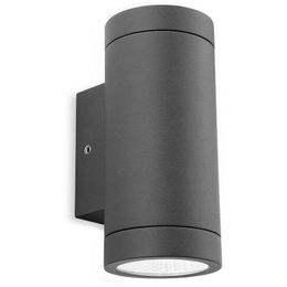 Firstlight Shelby - led 2 Light Outdoor Up Down Wandleuchte Graphit IP65