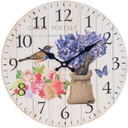 Signes Grimalt - Wand adorno Uhr Lilac Watch Clock 4x34x34cm 30265 - Lila