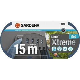 Gardena - Textilschlauch Liano™ Xtreme 1/2, 15 m Set + Wandschlauchhalter - Aktion