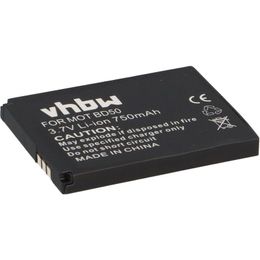 Akku kompatibel Motorola BD50 3,7V 750mAh Li-Ion mot BD50