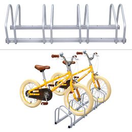 VINGO - Fahrradständer für 4 Fahrräder Fahrräde Aufstellständer Fahrradhalter Mehrfachständer Räder mtb