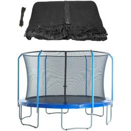 Trampolin Ersatznetz für 366cm Rundrahmen Sicherheitsnetz für 4 Gebogenen Stangen und Oberes Ring