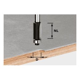 Bündigfräser hw S8 D12,7/NL25 – 491027 - FESTOOL