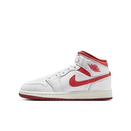 Air Jordan 1 Mid SE Schuh für ältere Kinder - Weiß