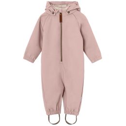 MINI A TURE - Softshell-Overall MATARNO in adobe rose, Gr.104