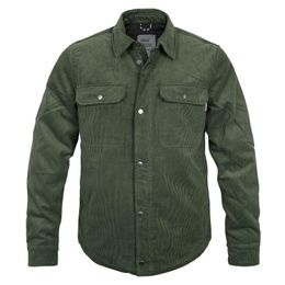 Vintage Industries Steven Padded Shirt Jacket (Sale) oliv, Gr&ouml;&szlig;e XL