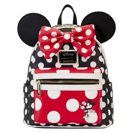 Micky Mouse Mickey Mouse Loungefly - Minnie Rocks The Dots Mini-Rucksack schwarz rot weiß