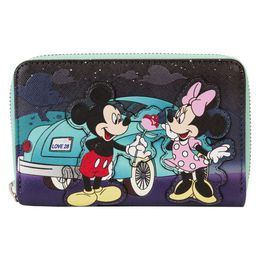 Micky Mouse Mickey Mouse Loungefly - Micky & Minnie Date Night Drive-In Geldbörse multicolor