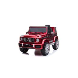 Moni Kinder Elektroauto Mercedes-Benz G63 AMG, EVA-Reifen, Fernbedienung, Musik rot