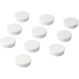 Smit Visual - Whiteboard-Magnete - 25 mm - Weiß - Set - 10 Stück