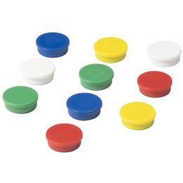 Vivol - Whiteboard-Magnete - 25 mm - Gemischte Farben - Set - 10 Stück