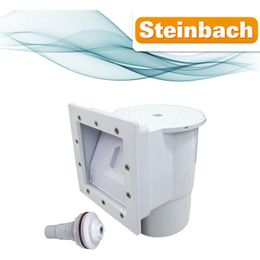 Steinbach - Skimmerset S1 inklusive Einlaufdüse - Einbauskimmer für Stahlwandpools