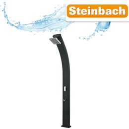 Solardusche Slim Line Deluxe schwarz 49045 - Steinbach