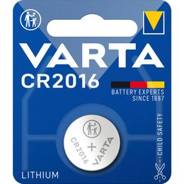 Knopfzelle CR2016 Lithium 3V (1er Blister) - Varta