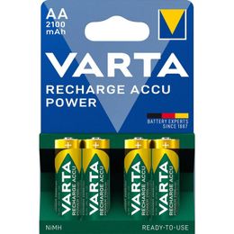 Akku Recharge Accu Power Mignon aa NiMH 2100mAh (4er Blister) - Varta