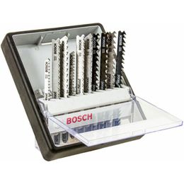 Bosch - Professional 10-tlg. Robust Line Stichsägeblatt-Set Wood Expert T-Schaft