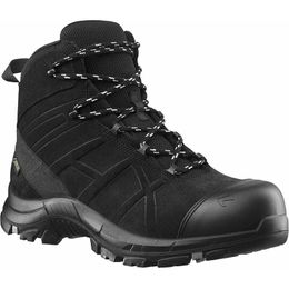 HAIX Sicherheitsschuhe BLACK EAGLE Safety 53 mid schwarz, S3 Arbeitsschuhe, wasserdicht, metallfrei, ESD-Sohle, atmungsaktiv - Größe:EU 36 / UK 3.5