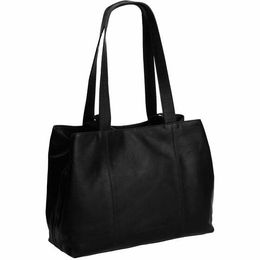 The Chesterfield Brand Wax Pull Up Schultertasche Leder 36.5 cm black