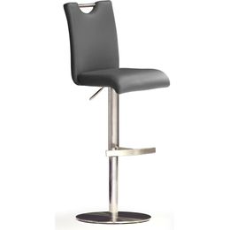 Bistrostuhl MCA furniture "BARBECOOL" Stühle Gr. B/H/T: 39 cm x 91 cm x 50 cm, Edelstahl, grau (grau, edelstahl gebürstet) Bistrostühle