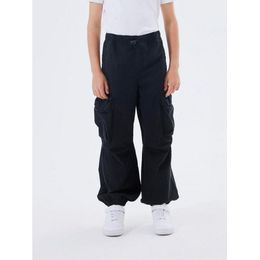 name it Cargohose Jogger Cargo Hose Twill Parachute Chino Pants NKMBEN 6771 in Schwarz