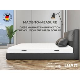 Kaltschaummatratze Mac Dreamy de Luxe, Machalke®, 20 cm hoch, Premium Matratze in verschiedenen Größen, luxuriöse Wendematratze, weiß