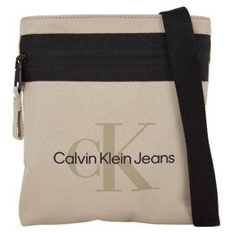 Calvin Klein Jeans Mini Bag SPORT ESSENTIALS FLATPACK18 M, kleine Umhängetasche Herren Schultertasche, beige