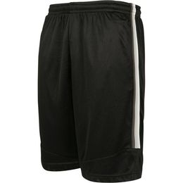 Urban Classics Stoffhose Herren Side Taped Mesh Shorts (1-tlg), schwarz