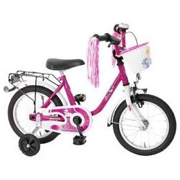 Bachtenkirch Kinderfahrrad Dream Cat 14 Zoll purpur weiß