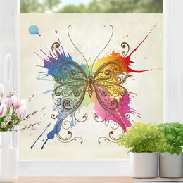 Fensterfolie Aquarell Schmetterling