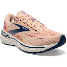 Brooks ADRENALINE GTS 23 Laufschuhe Damen in apricot-estate blue-orchid