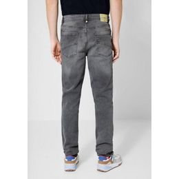 Street One MEN Slim-fit-Jeans 5-Pocket-Style, grau