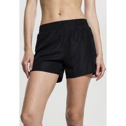 Urban Classics Stoffhose Damen Ladies Sports Shorts (1-tlg), schwarz