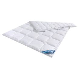 Microfaserbettdecke, Kansas, F.A.N. Schlafkomfort, Bettdecke in 135x200 oder 155x220 cm, Wärmeklasse 4-Jahreszeiten, weiß