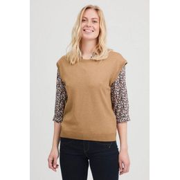 Fransa Kurzarmpullover Fransa FRZUBASIC 134 Slipover - 20608843, braun