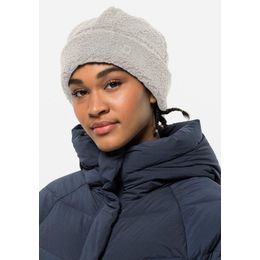 Jack Wolfskin Beanie HIGH CURL BEANIE W, weiß